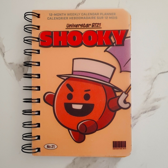 Office | Bt21 Shooky Bts Suga Notebook Planner | Poshmark